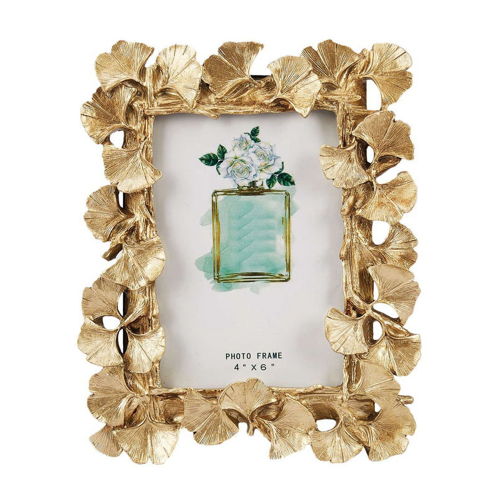 Resin Retro Frame Golden Ginkgo Leaf Home Decorations - Walmart.com