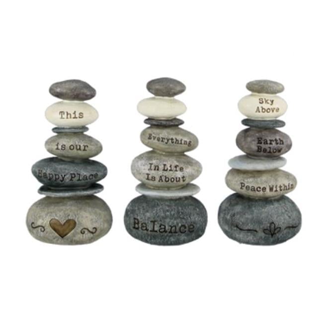 Resin Rock Art with Message, Assorted Color - 3 Piece - Walmart.com