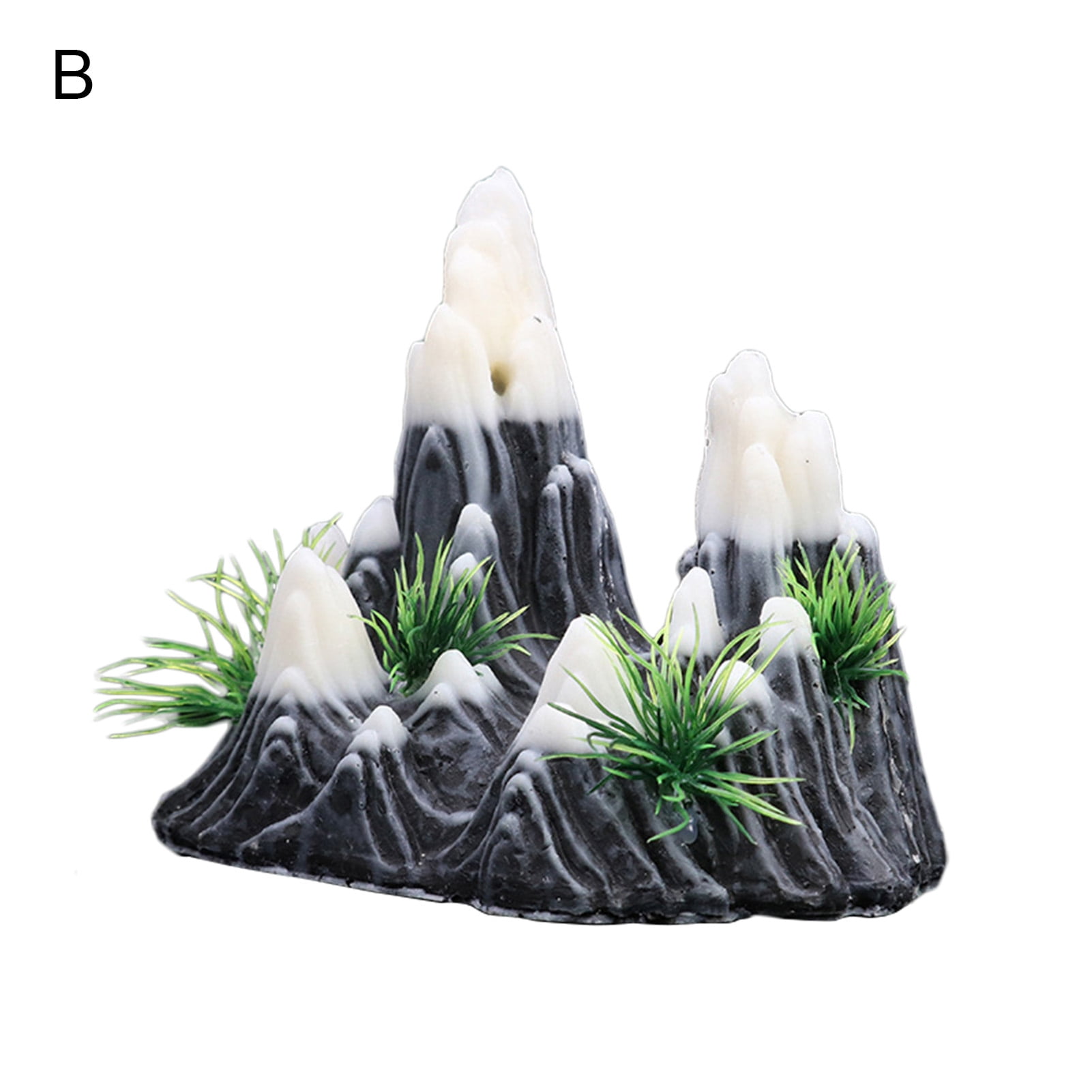 Resin Rockery Artificial Aquatic Plants - Beautiful Fake Rock Aquarium ...