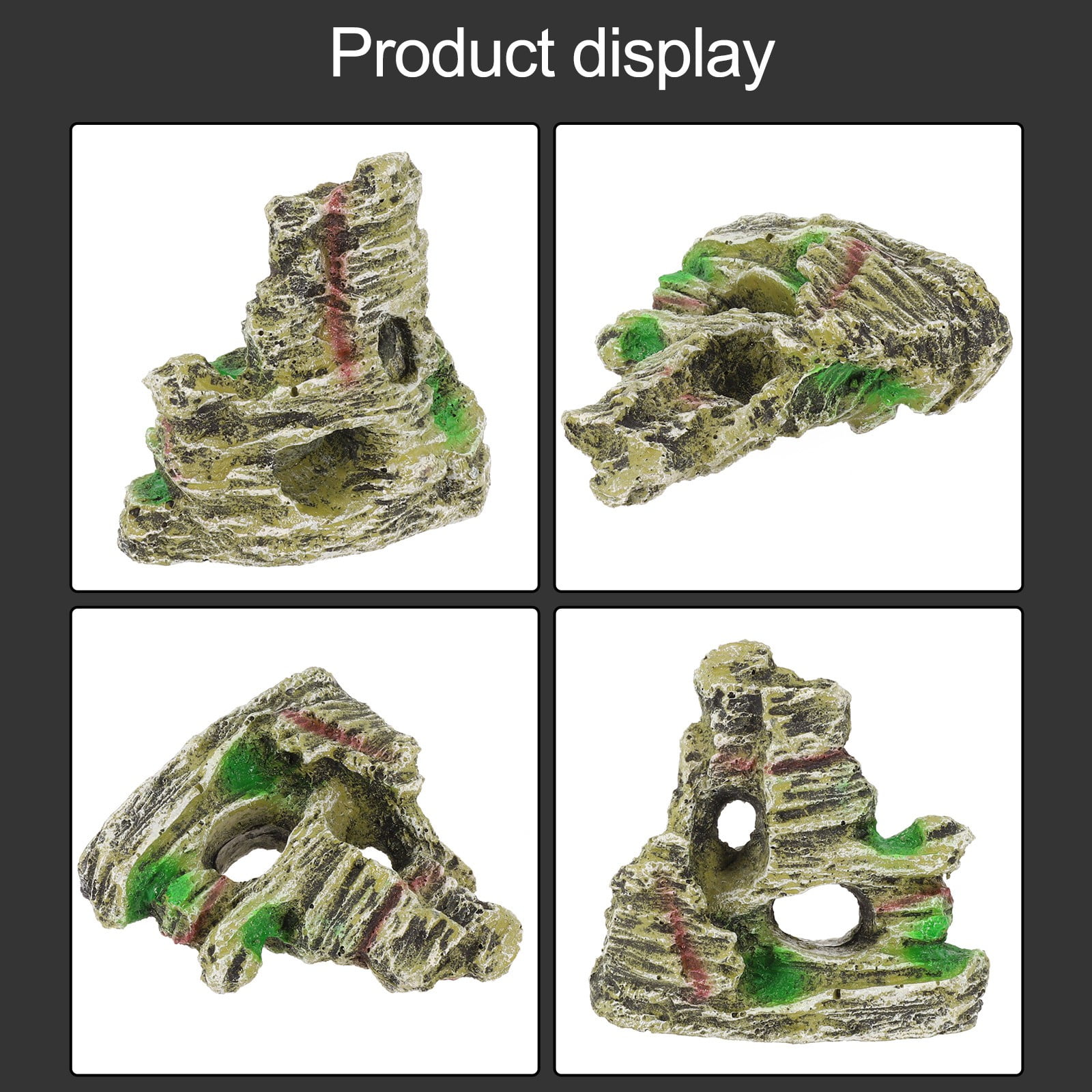 Resin Rockery Mountain View Decor Mountain Rocks Aquarium Aquarium ...