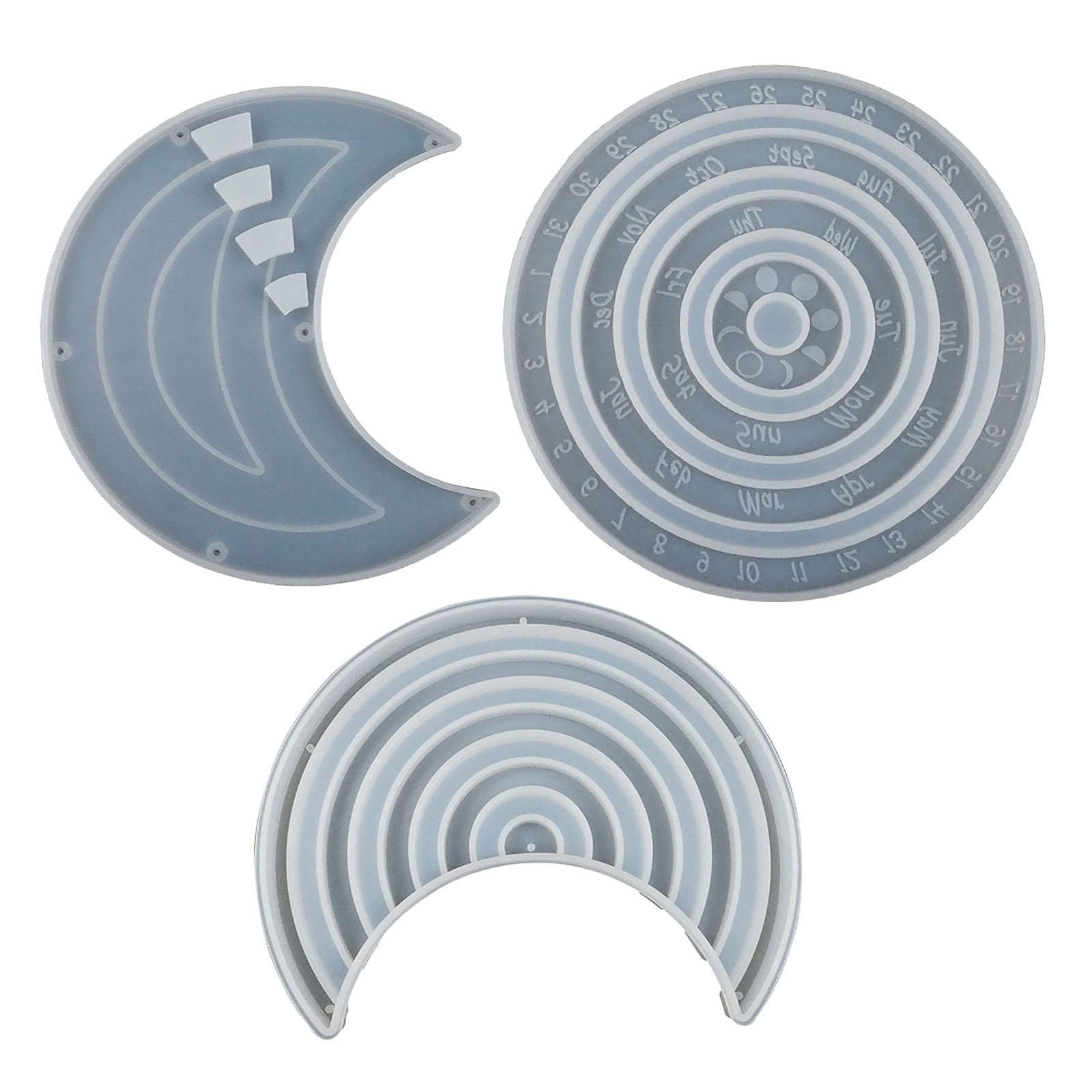 Resin Scale Moon For DIY Wall Decoration Perpetual Molds Calendar ...