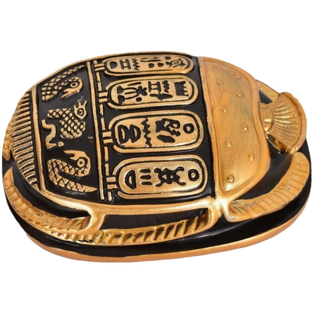 Jiibva Resin Scarab Figurine Statue Egyptian Scarab Beetle Figurine ...