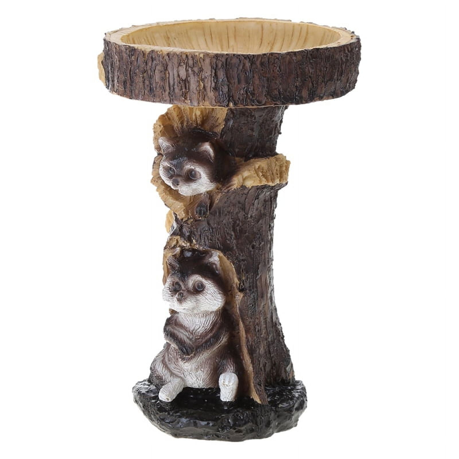 Resin Sculpture Bird Feeders, Carved Resin Bird Bath,Outdoor Home ...