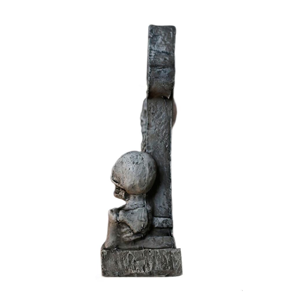 Resin Skeleton Tombstones Statues Sculptures Garden ...