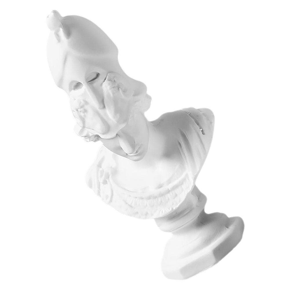 Resin Sketch Figurines Mini Athena Plaster Statue Greek Bust Home Decor ...