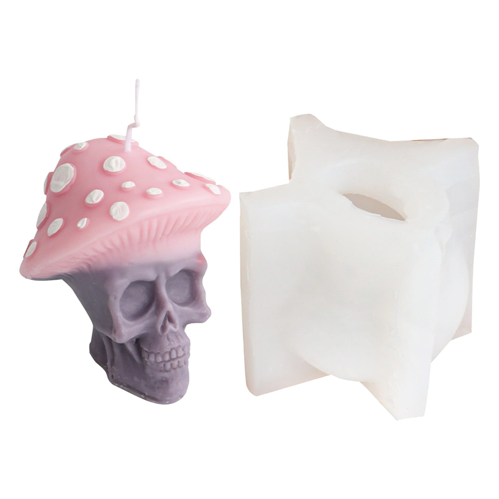 Resin Skull Scented Making Mold Versatile Silicone Skull Shaped Mould ...