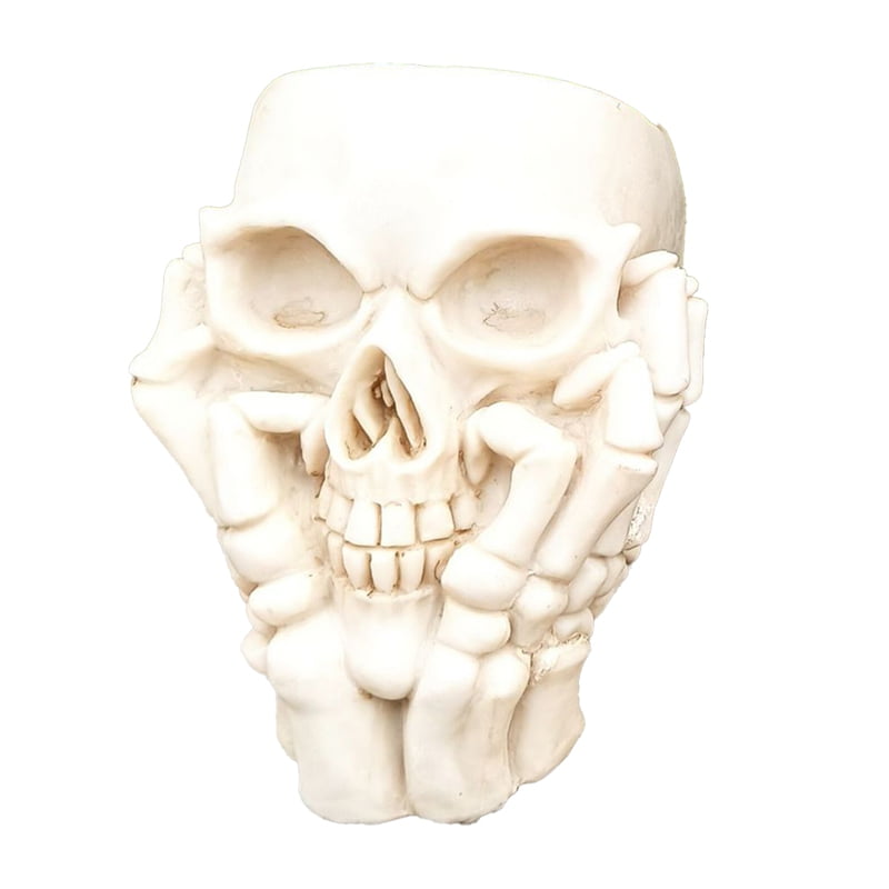 Resin Skulls Flower Pot Unique Plant Pots Skeleton Vase ZombieShaped ...