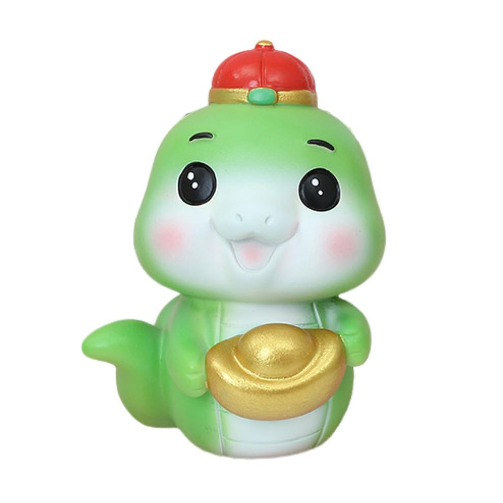 Resin Snake Figurine Chinese Zodiac Snake Figurine Resin Hand-painted ...