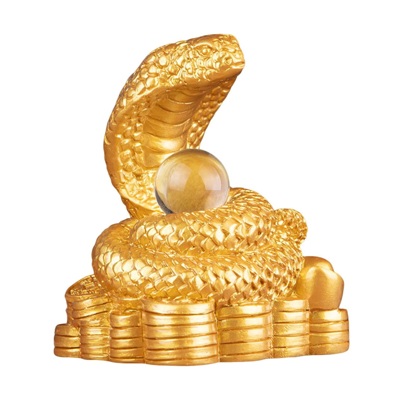 Resin Snake Figurine Vintage Chinese Zodiac Mascot Snake Model Good ...