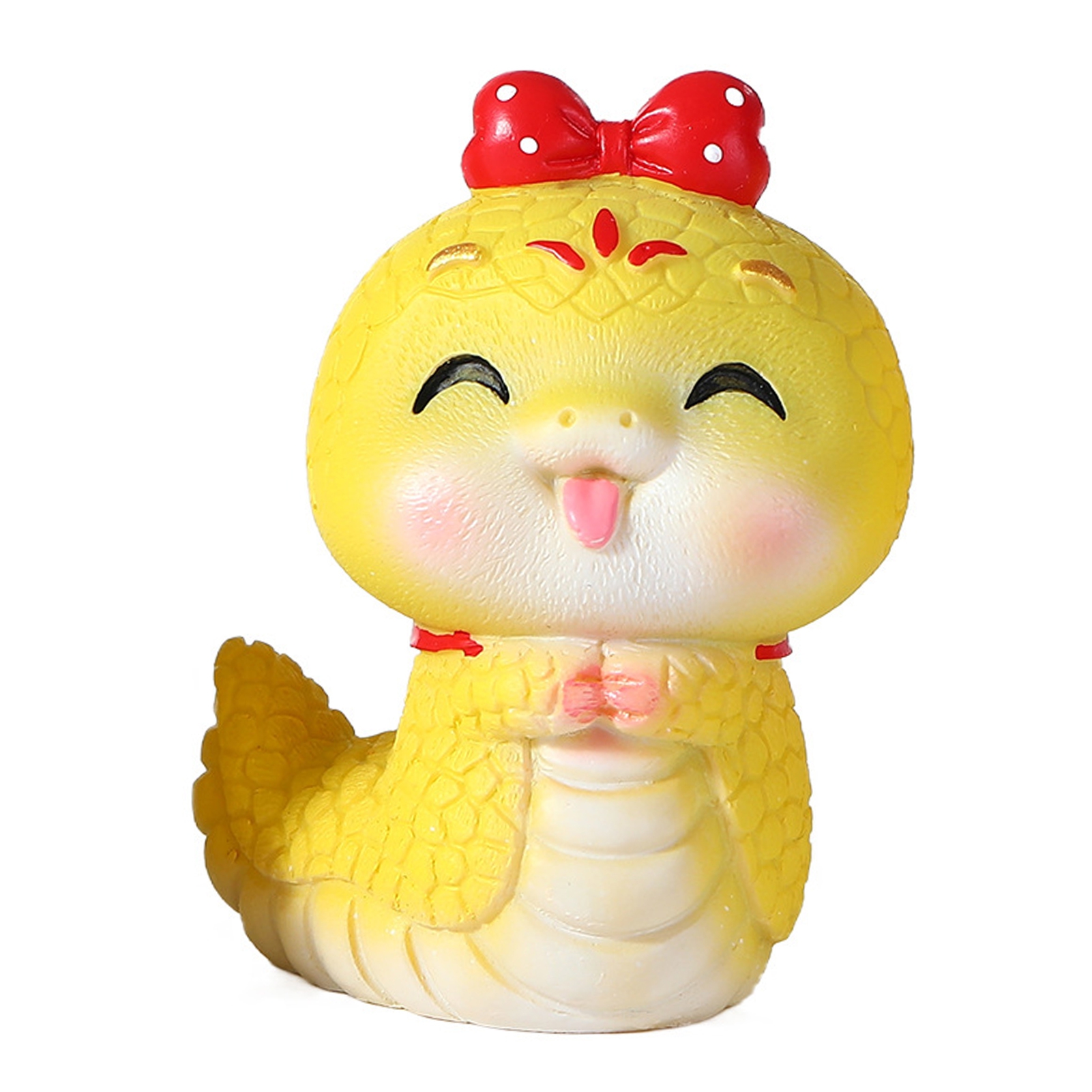 Resin Snake Ornament Mini Snake Figurine 2025 Year of the Snake Resin ...