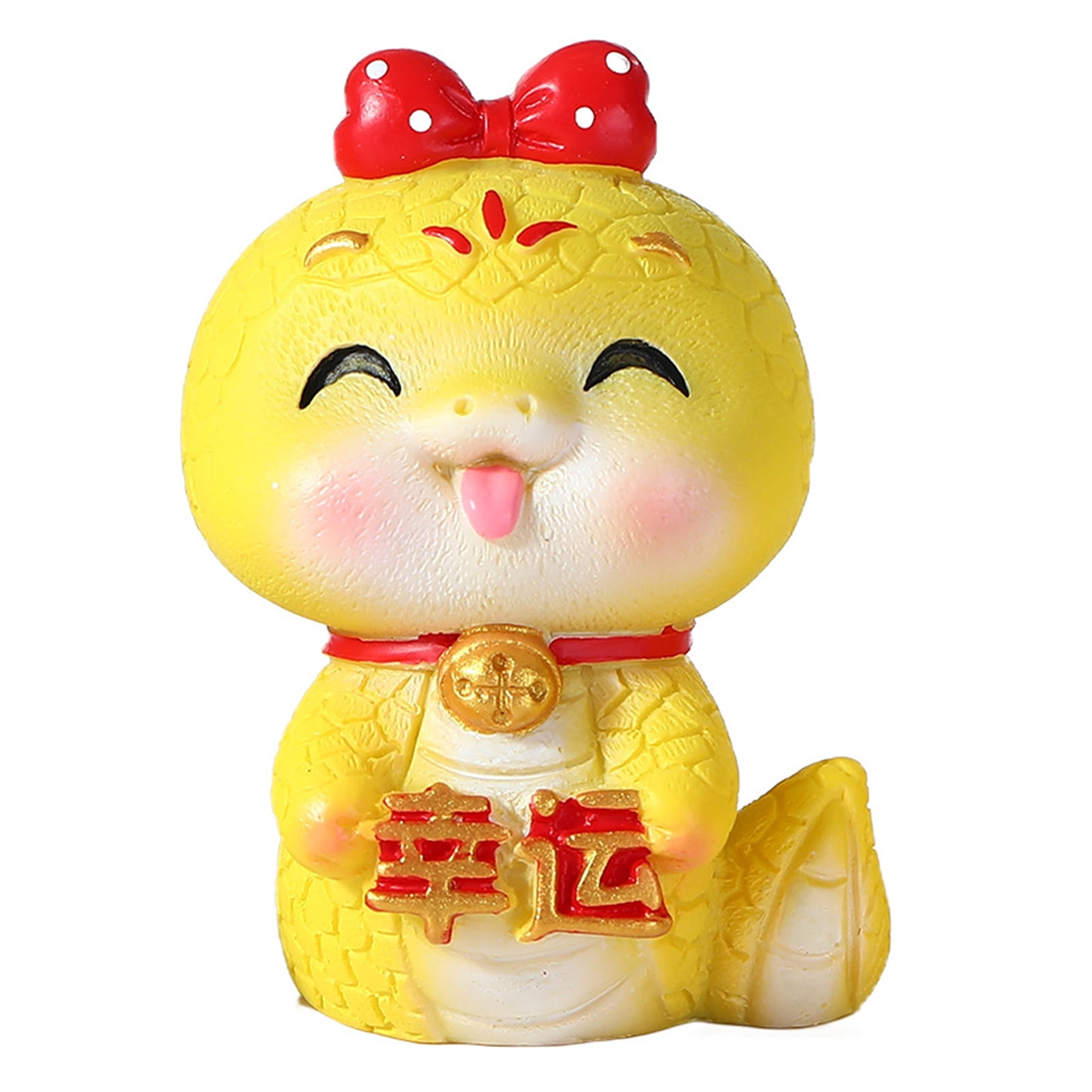 Resin Snake Ornament Mini Snake Figurine 2025 Year of the Snake Resin ...