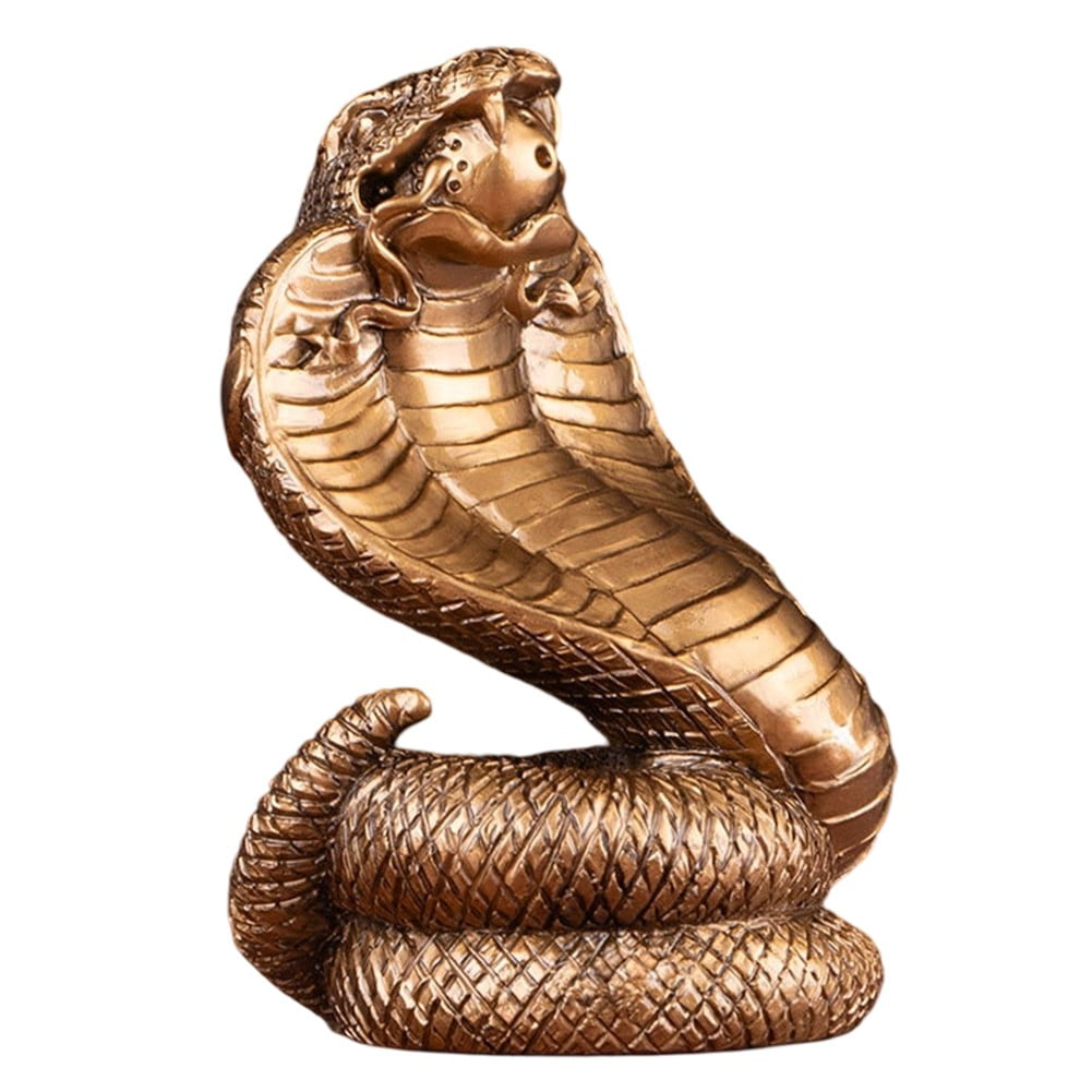 Resin Snake Ornaments,Ruyi Snake Desktop Ornaments for Bookcase ...