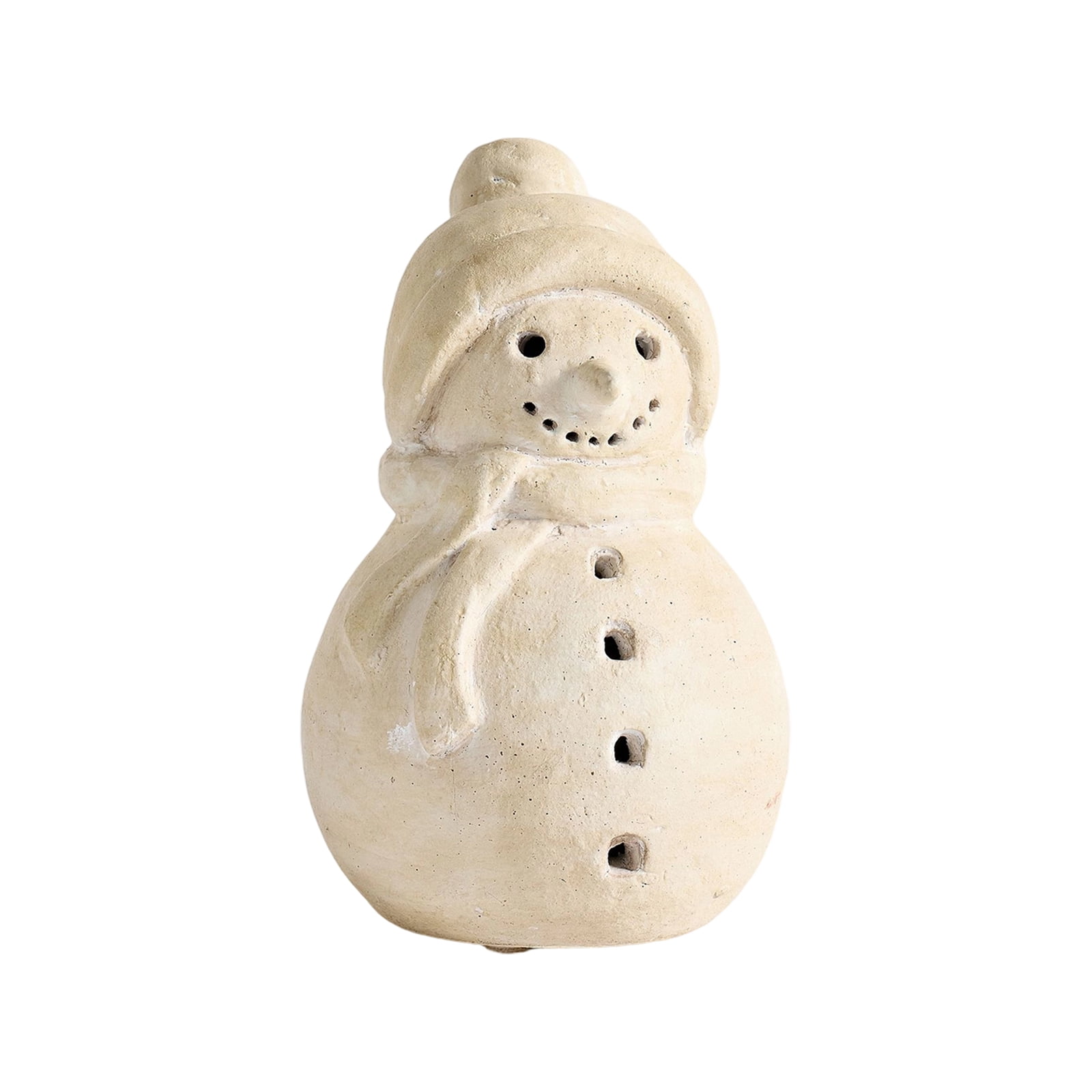 Resin Snowman Figure Christmas Snowman Figurine Resin Decoration: Xmas ...