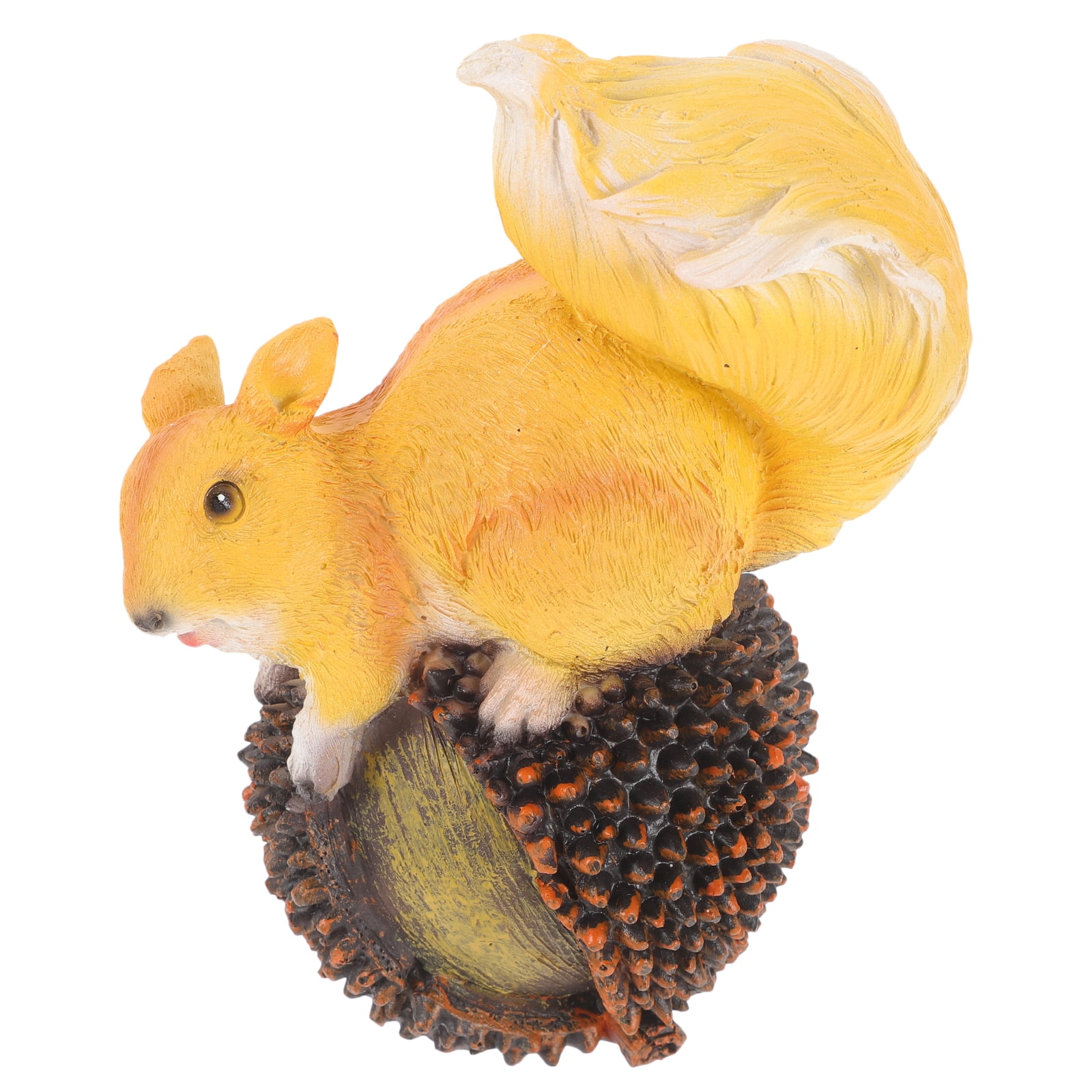 Resin Squirrel Ornament Outdoor Decorative Squirrel Figurine Animal ...