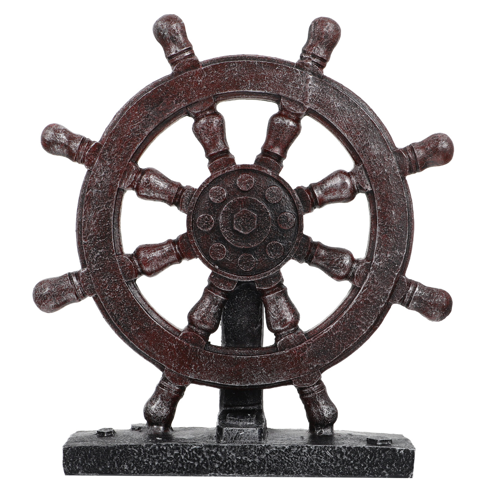 Mediterranean Style Resin Decorative Steering Wheel for Decoration Dark ...