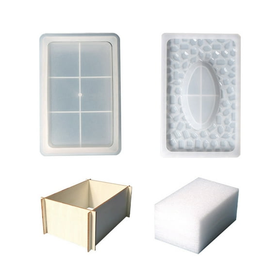Resin Storage Box Molds,Silicone Resin Box Molds Rectangle Epoxy Resin ...