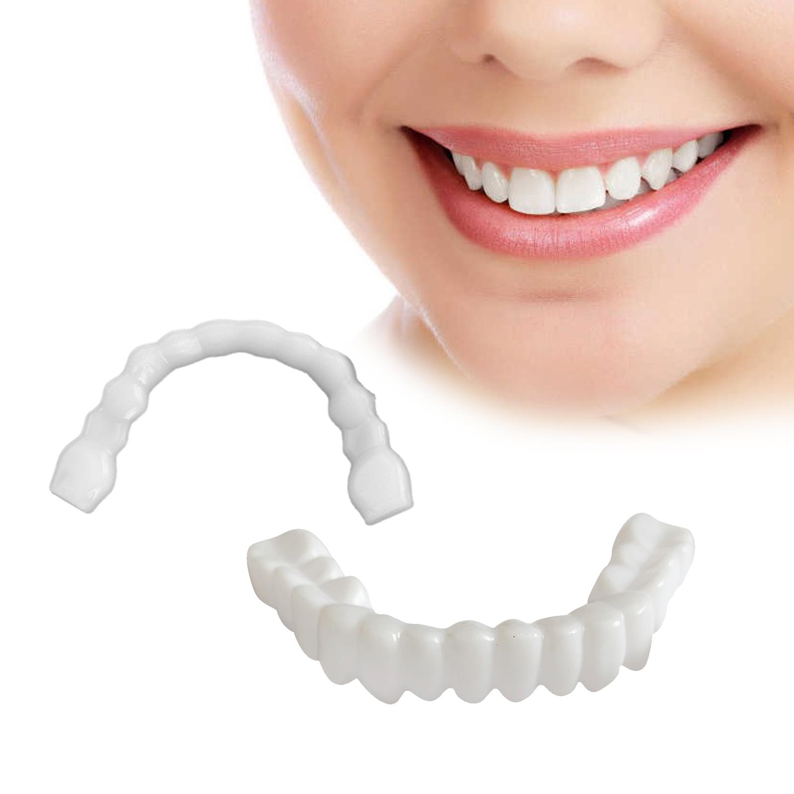 Resin Teeth Fake Teeth Simulation Braces Smiling Veneers Dentures ...