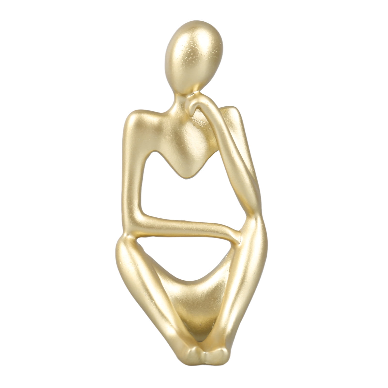 Resin Thinker Statue Abstract Thinker Figure Thinker Style Decoration ...