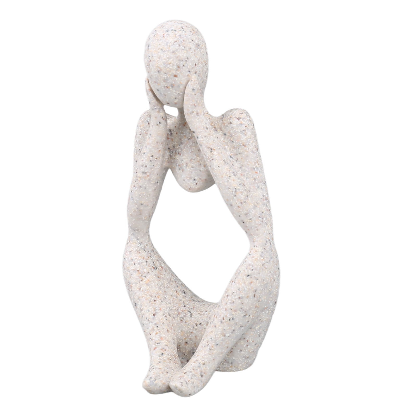 Resin Thinker Statue Abstract Thinker Figure Thinker Style Decoration ...