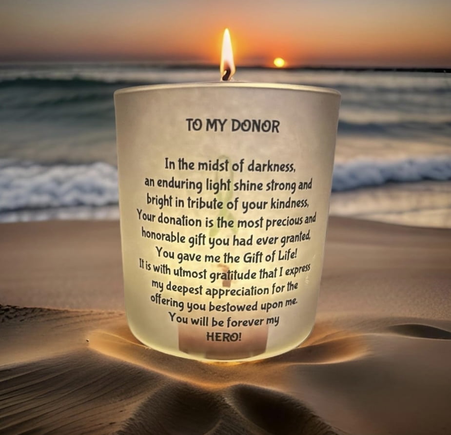 Resin « To My Donor » Display Stand for Transplant Survivors and Donors ...