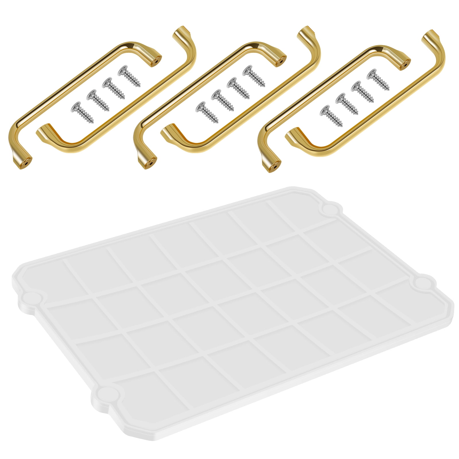 Resin Tray Mold Easy to Release Silicone Tray Mold Reusable Rectangle ...