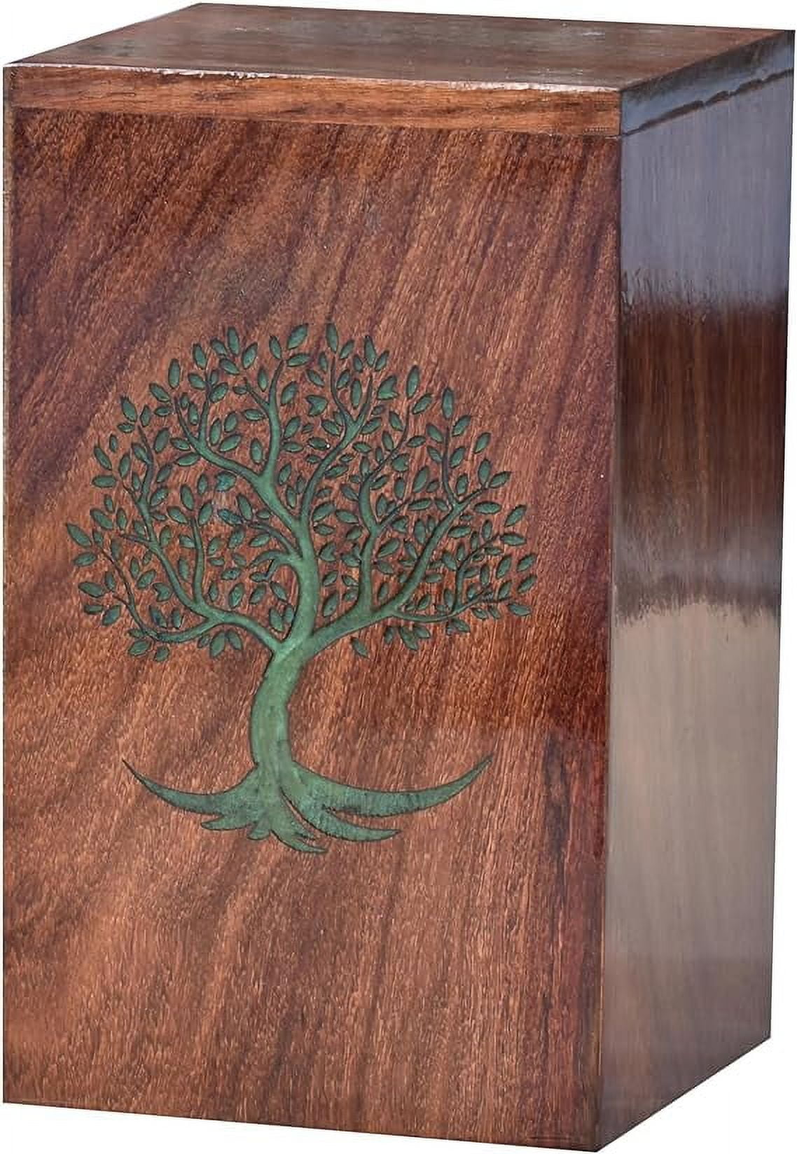 Resin Tree of Life Resin Urn Wooden Urn Box Lichtenberg Figure ...