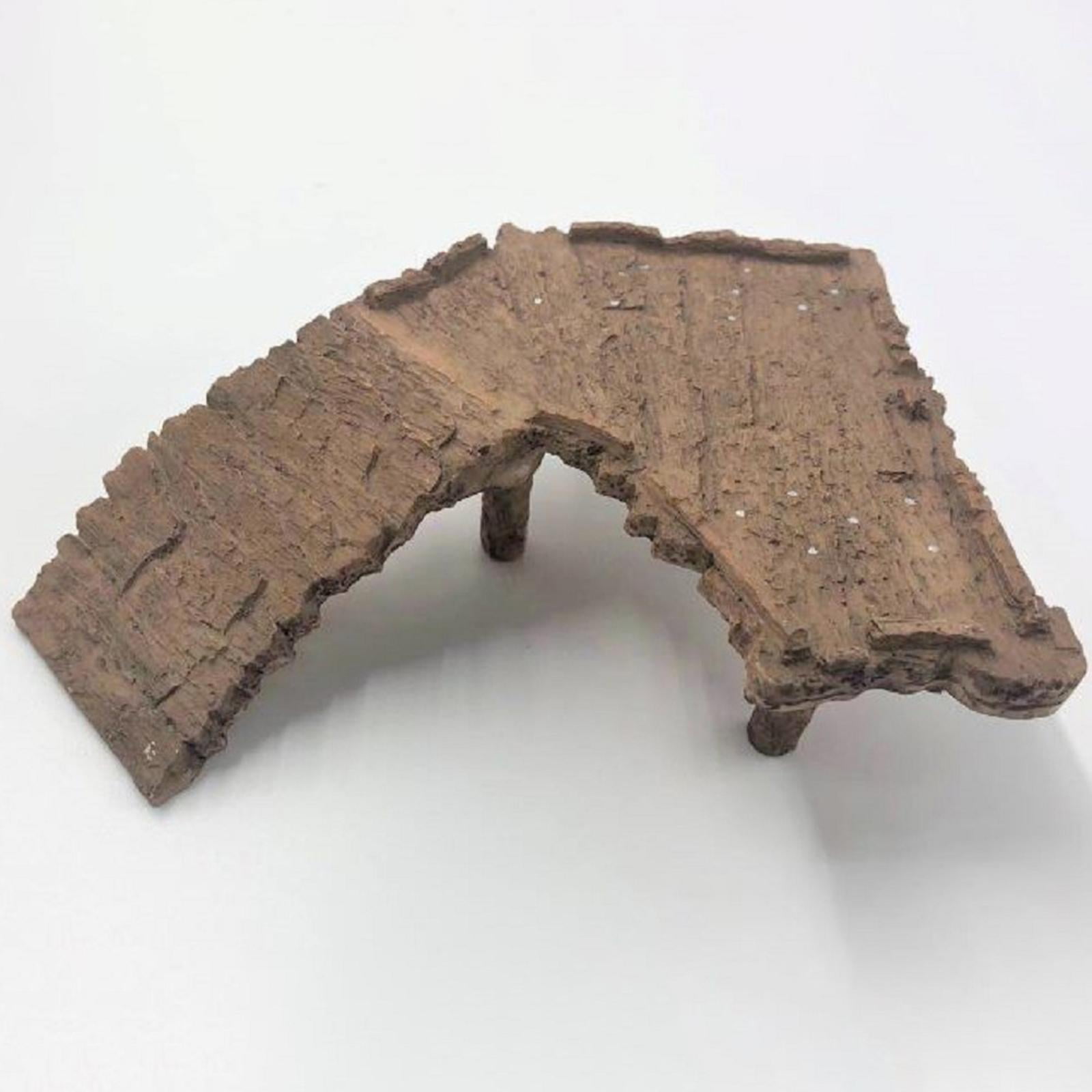 Resin Turtle Terrapin Dock Tortoise Basking Platform with Ramp Ornament ...