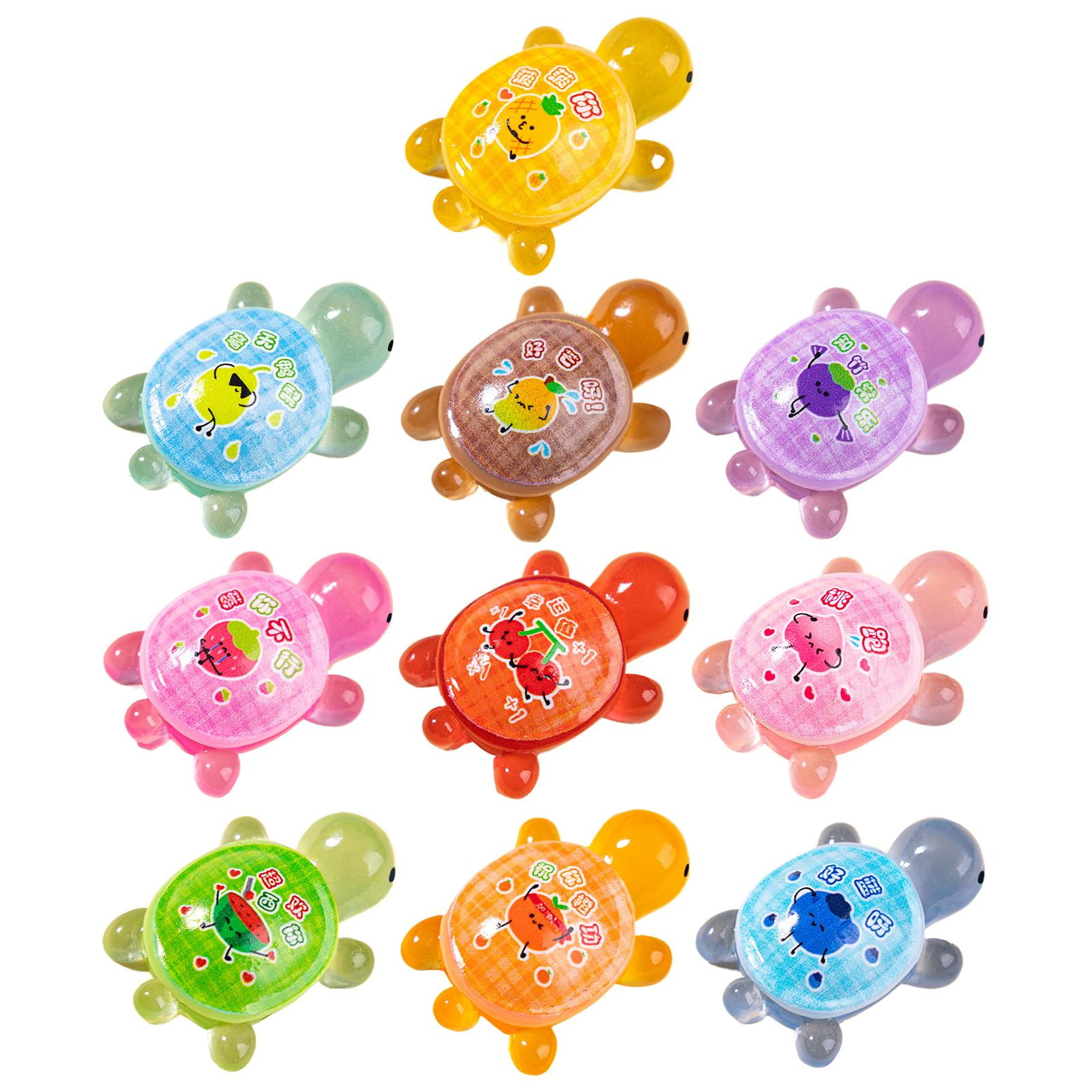Resin Turtles,Fruit Turtles Luminous Figurines,Luminous Resin Animals ...
