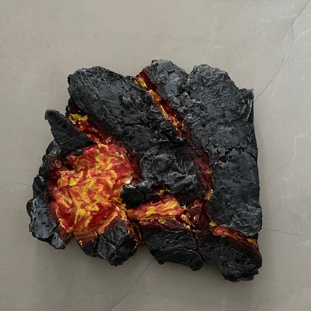 Resin Unisex Action Figure Magma Platform Model Base for Figure Doll ...