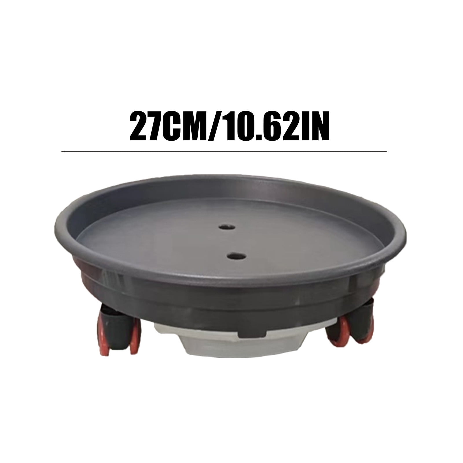 Resin Universal Wheel Plant Tray - Thickened Rolling Base with Water ...