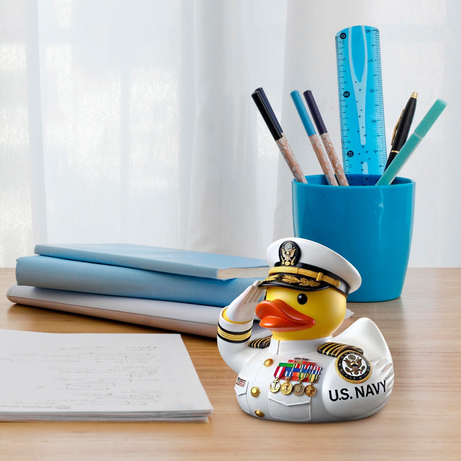 Resin Veteran Duck Figurines, Military Soldier Resin Duck, Honoring ...