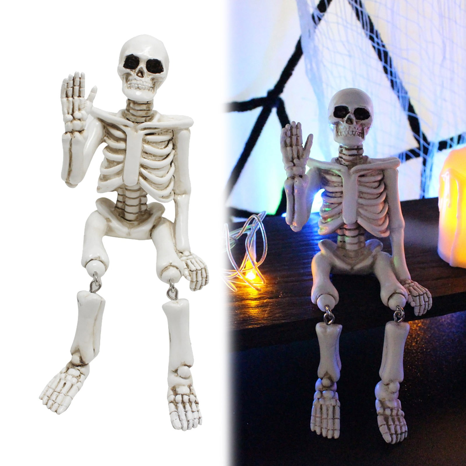 Resin Wave Skeleton Decoration Resin Human Skeleton Model Creative ...