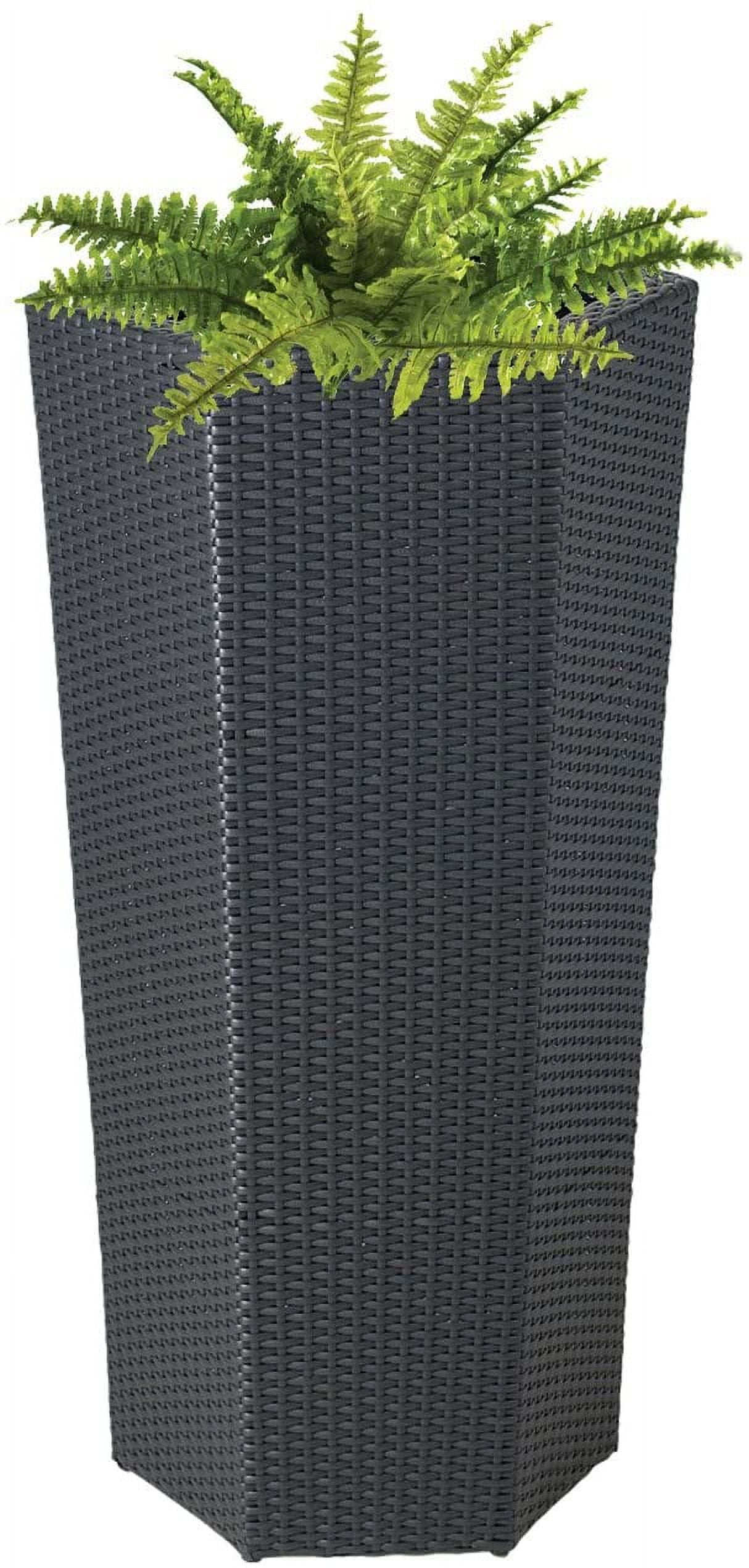 Resin Wicker Vista Planter - Walmart.com