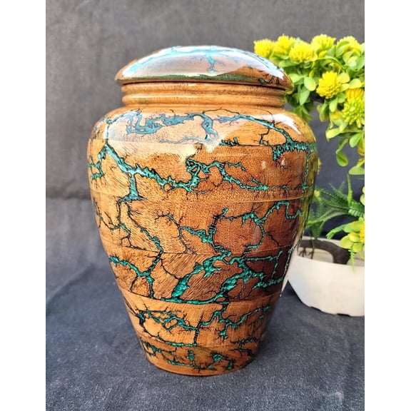 PARHUS Oceanic Mandala - Urn for Adult Male & Female - Keepsake Urns ...