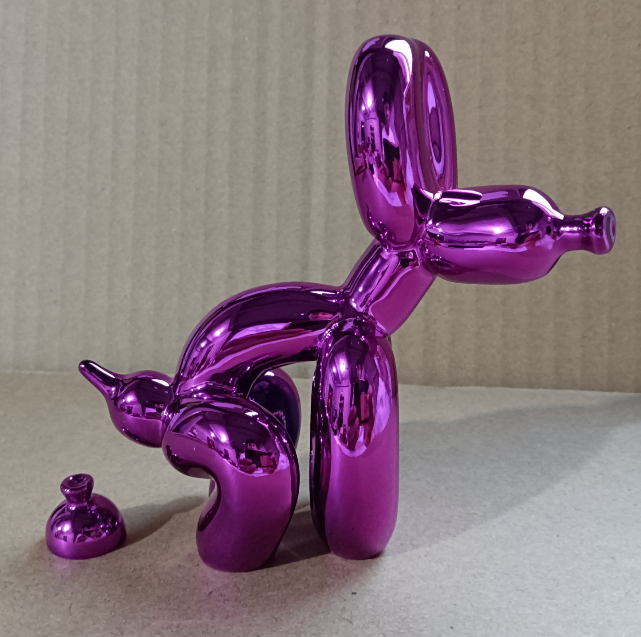 Resin balloon poop dog sculpture decoration Creative living room ...