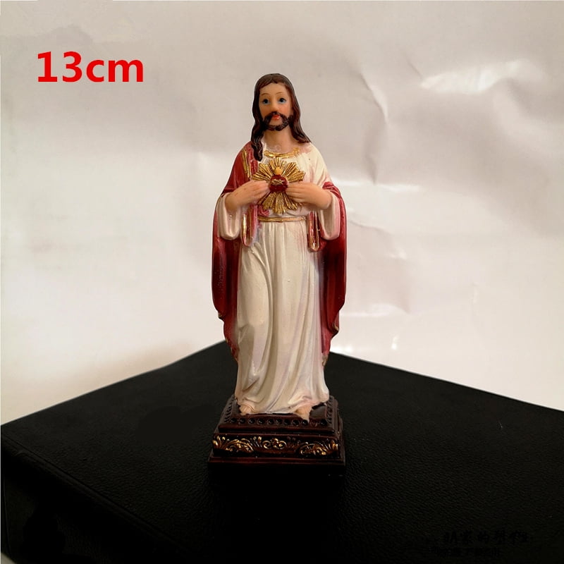 Resin sculpture Savior Figurine Jesus Statue Sacred Heart Figure ...