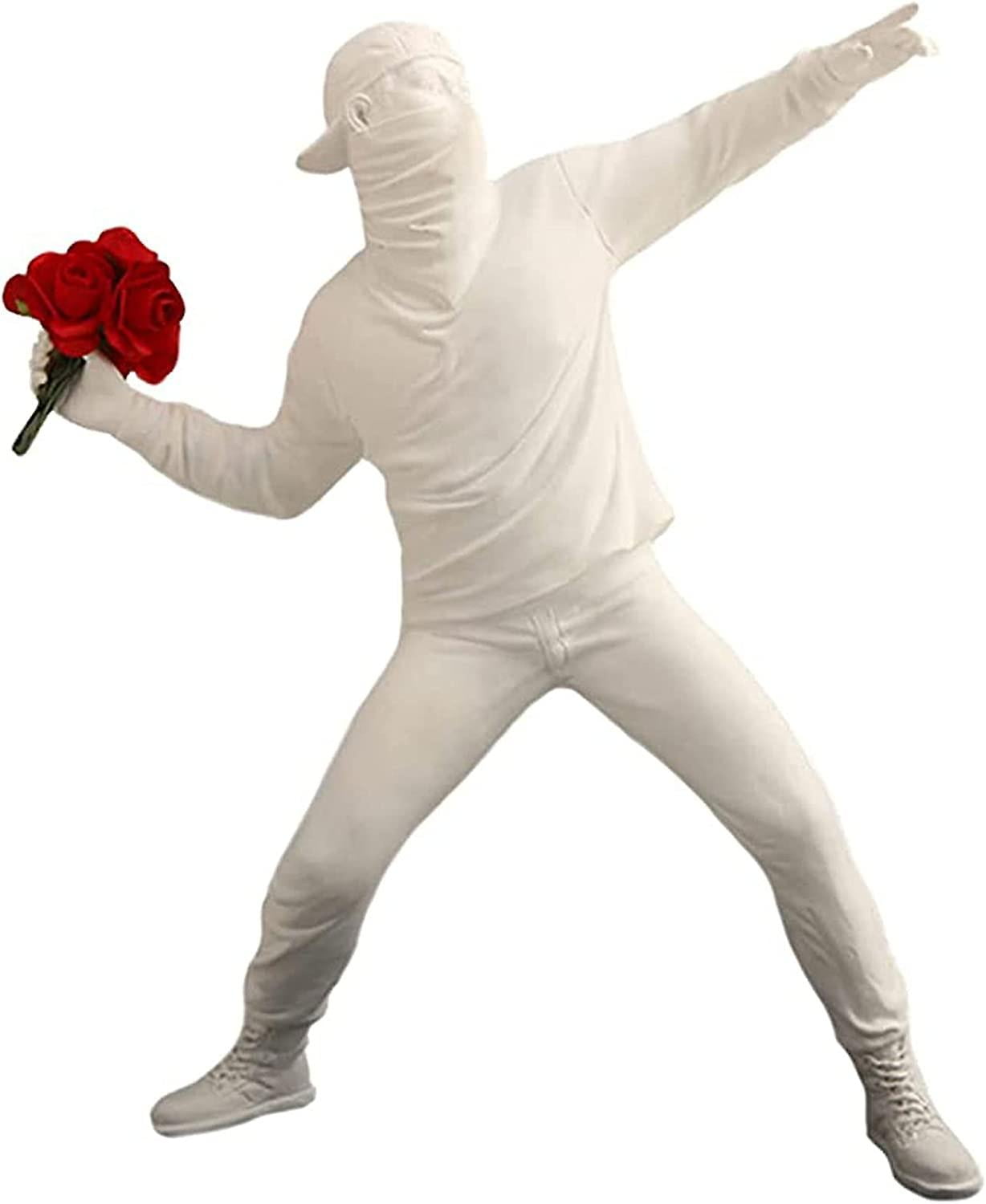 Resin statue Throwing Flower Boy Modern Crafts Figure Sculpture ...