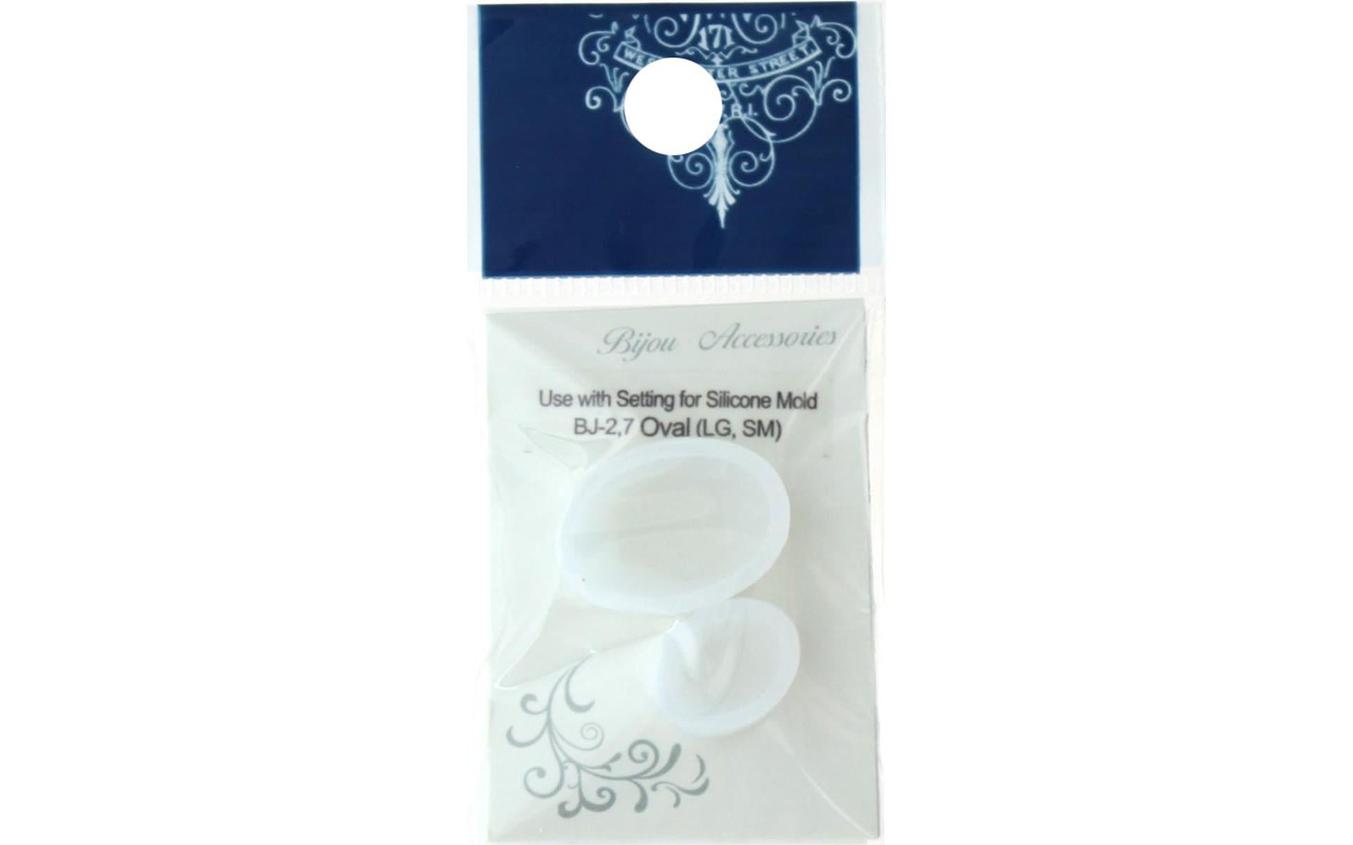 Resinate 3D Silicone Mold Oval Emerald Cut, Jewelry Resin Craft Tool ...