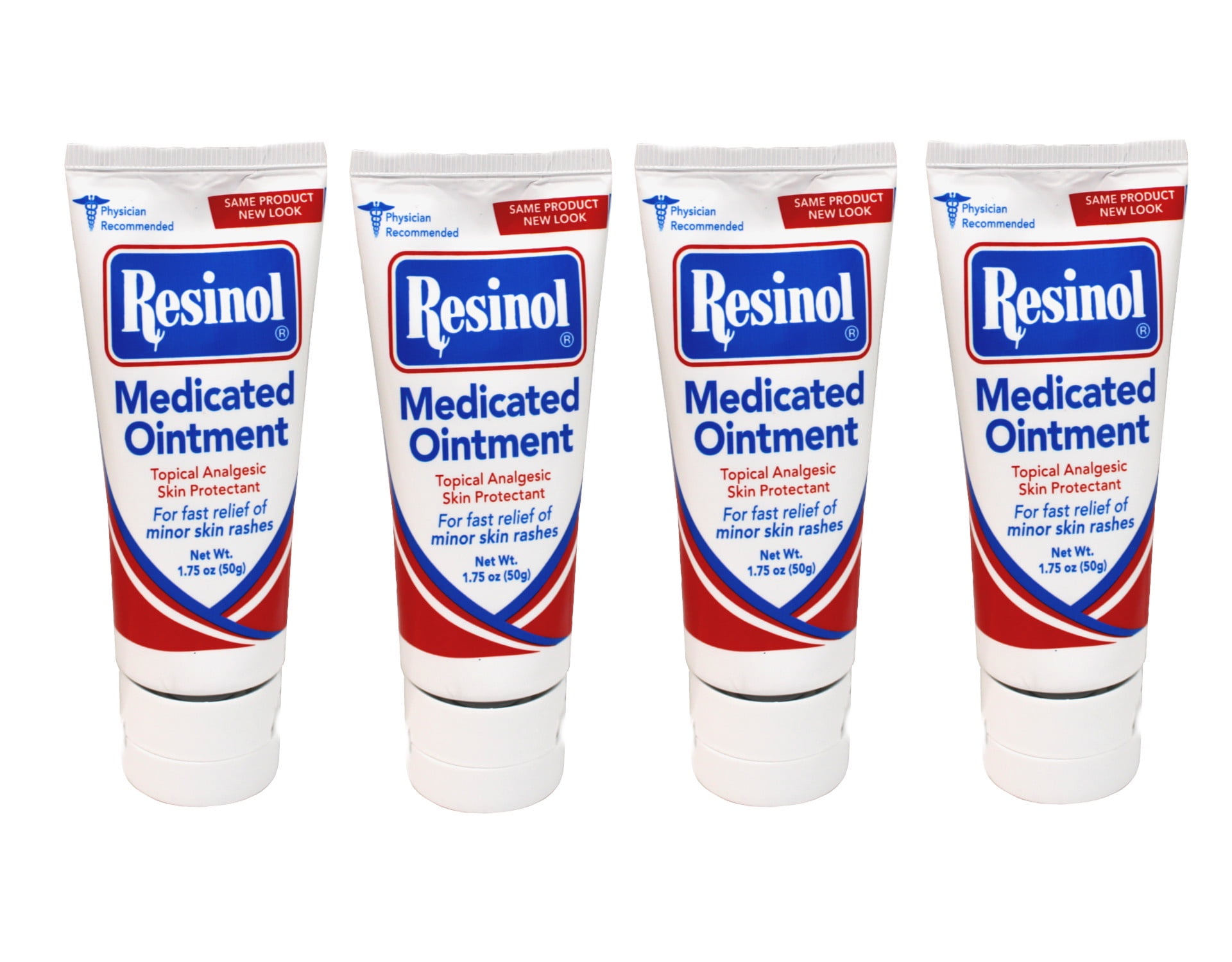 Resinol Medicated Ointment 1.75 oz Tube, Pack of 4 - Walmart.com