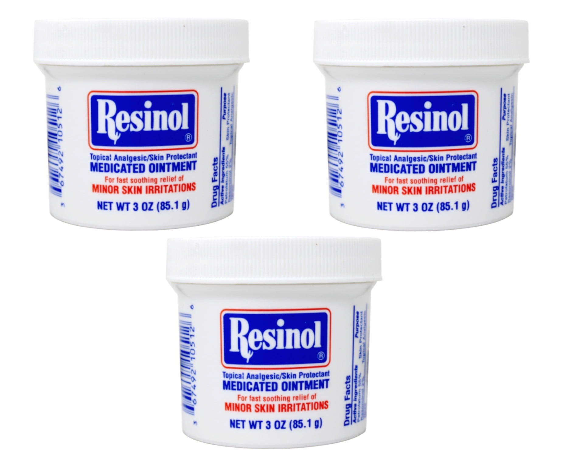 Resinol Medicated Ointment for Dry Areas & Poison Ivy Protection, Skin ...