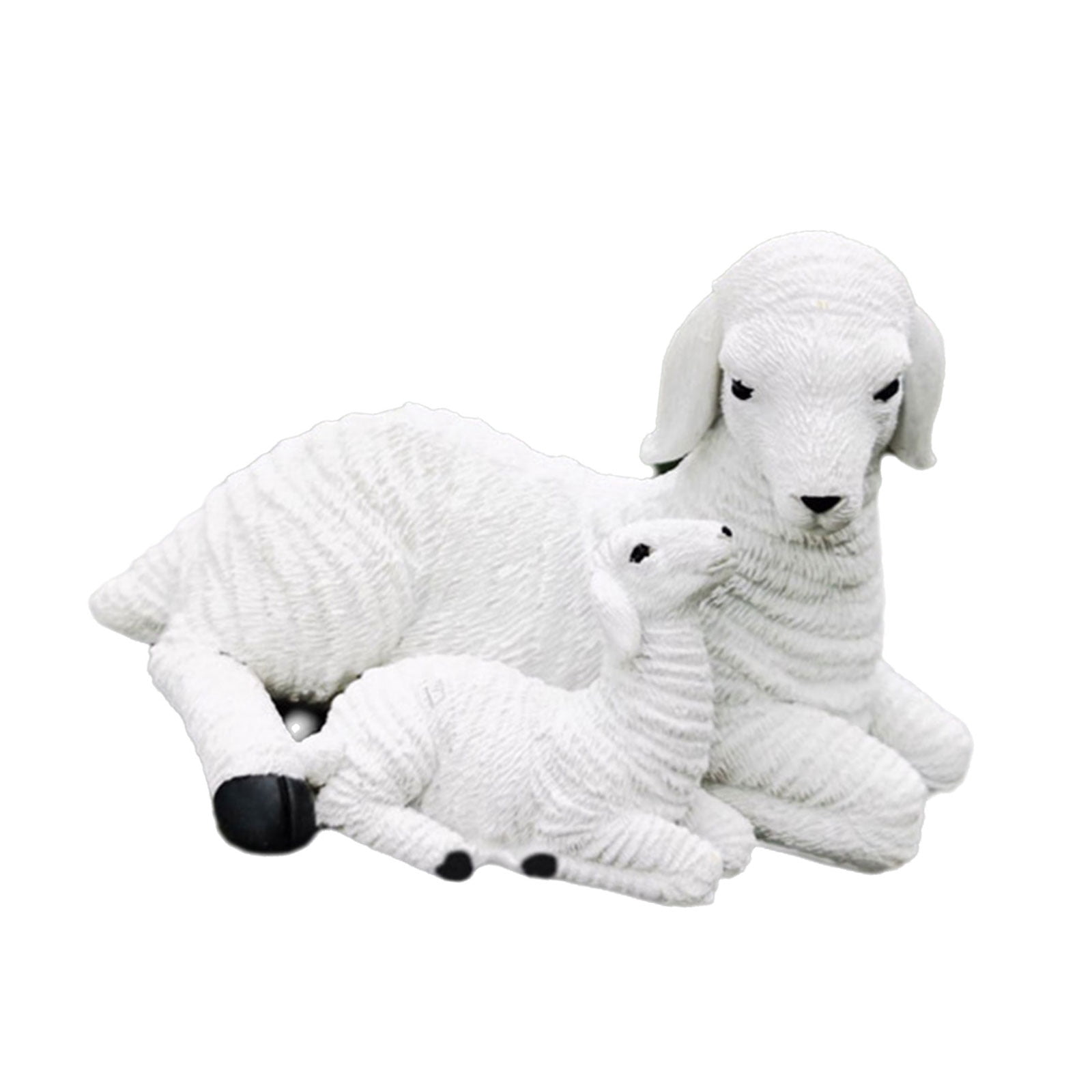 Resins Goat Statue Artificial Miniature Lambs Sheep Figurines for ...