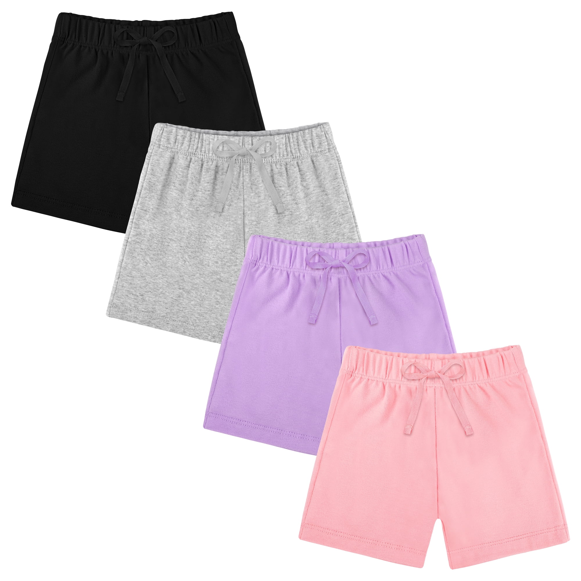 Resinta 4 Packs Unisex Baby Toddler Cotton Shorts Baby Pull-on Shorts ...