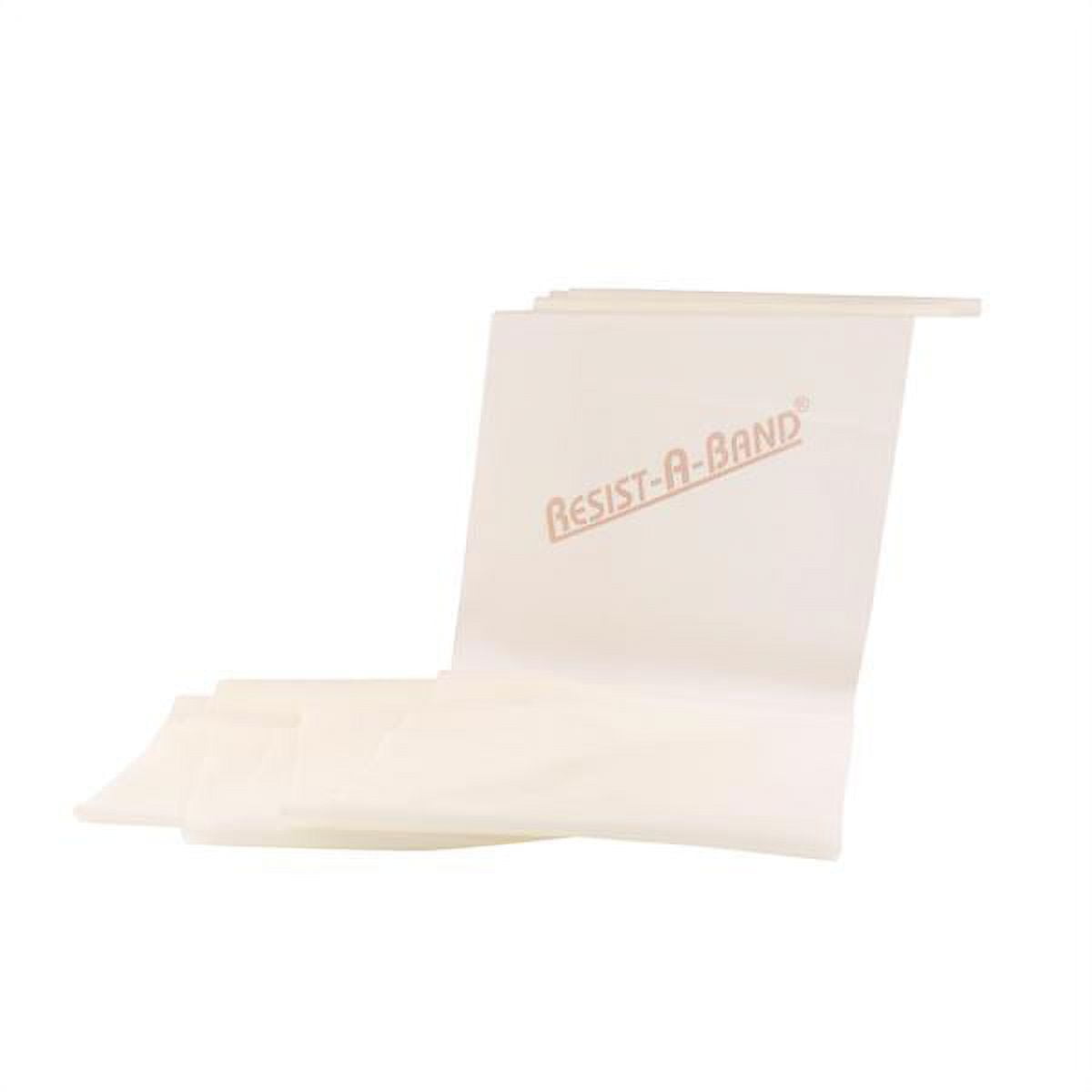 Resist-A-Band® Exercise Bands Precut, 5½" x 5 ft, 1/pk (White Light ...