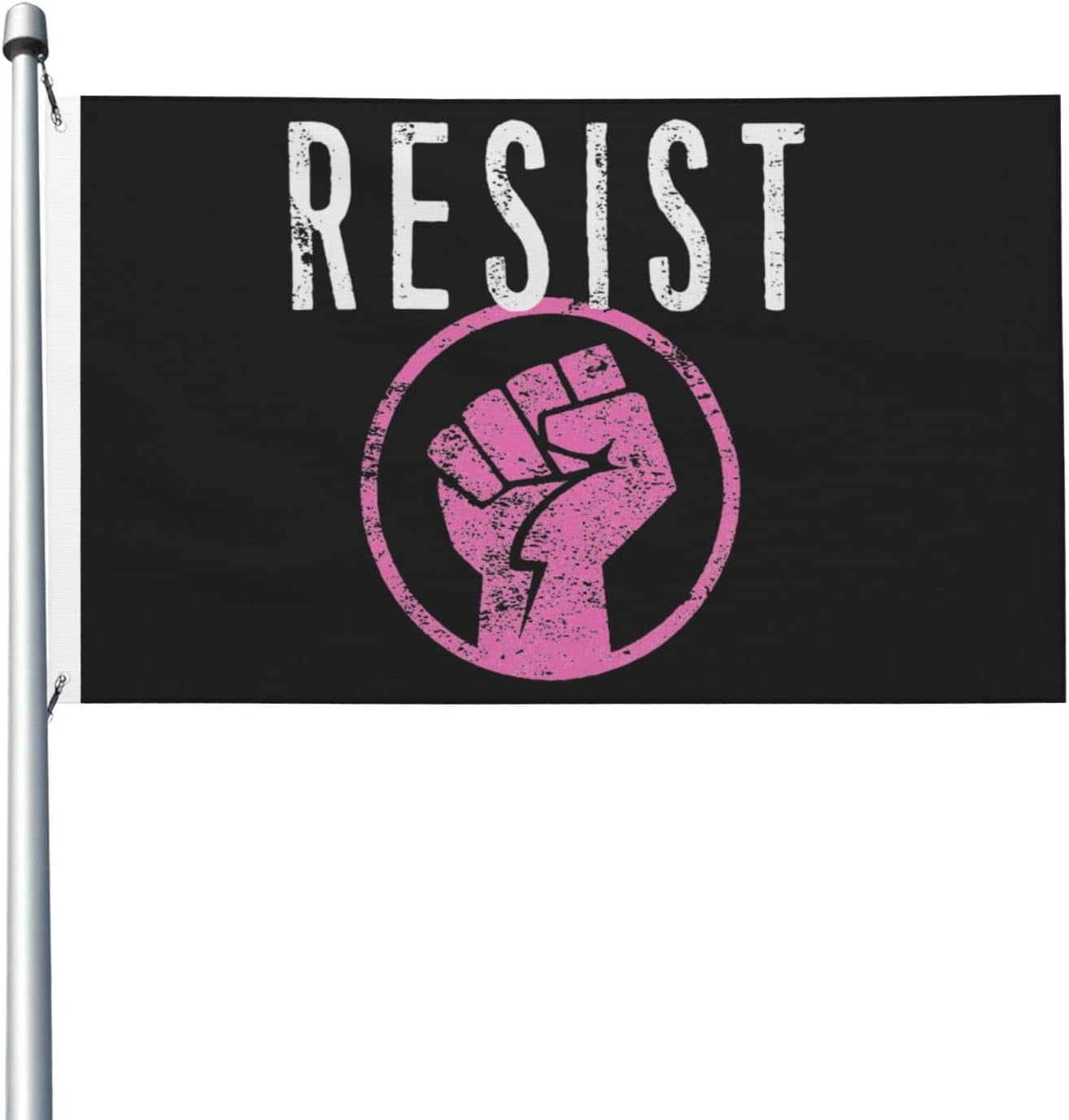 Resist Fist Be Part Of The Resistance Anti T Flag 3x5ft Outdoor Double ...