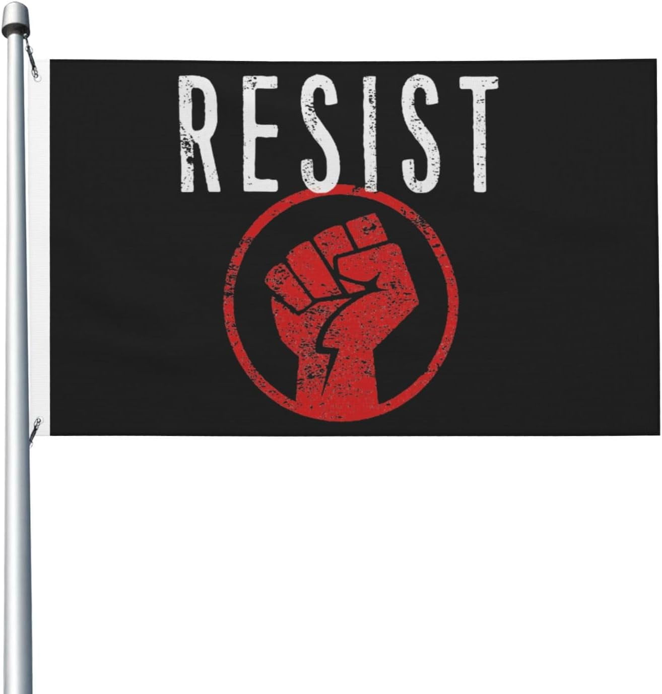 Resist Fist Be Part Of The Resistance Anti T Flag 3x5ft Outdoor Double ...