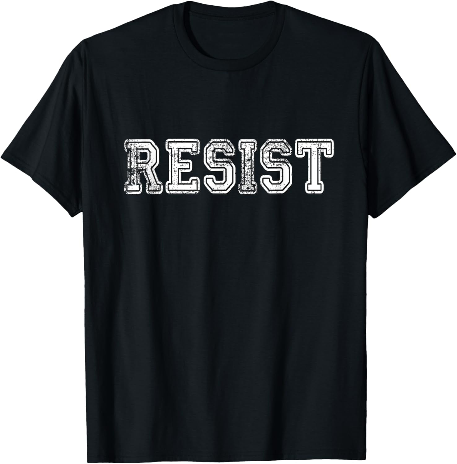 Resist Shirt Resistance Fight Fist Protest Vintage Varsity - Walmart.com