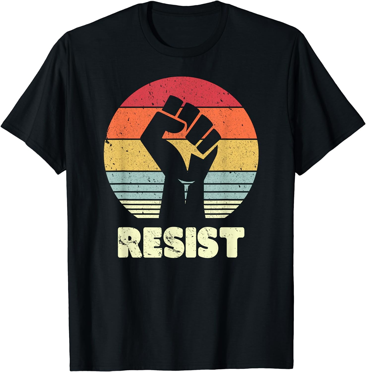 Resist Shirt. Retro, Feminist T Shirt, 70's Vintage Tee - Walmart.com