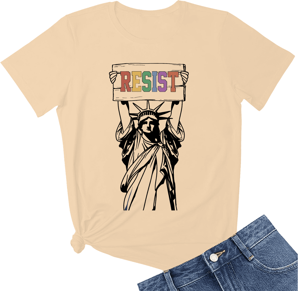 Resist Shirt Statue of Liberty Tshirt, Resist T Shirt Women, Resist ...