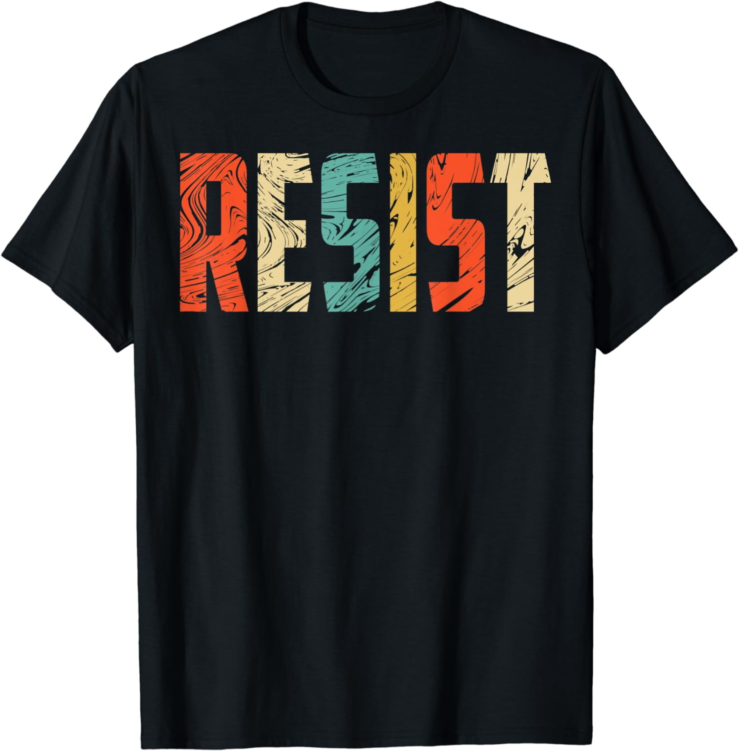 Resist T Shirt - USA Protest Rebel Political Shirts Retro - Walmart.com