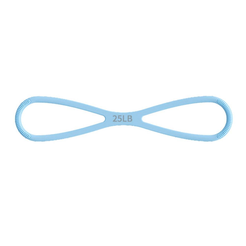 Resistance Band 15/25/35LB Silicone Exercise Band With Handles Figure ...